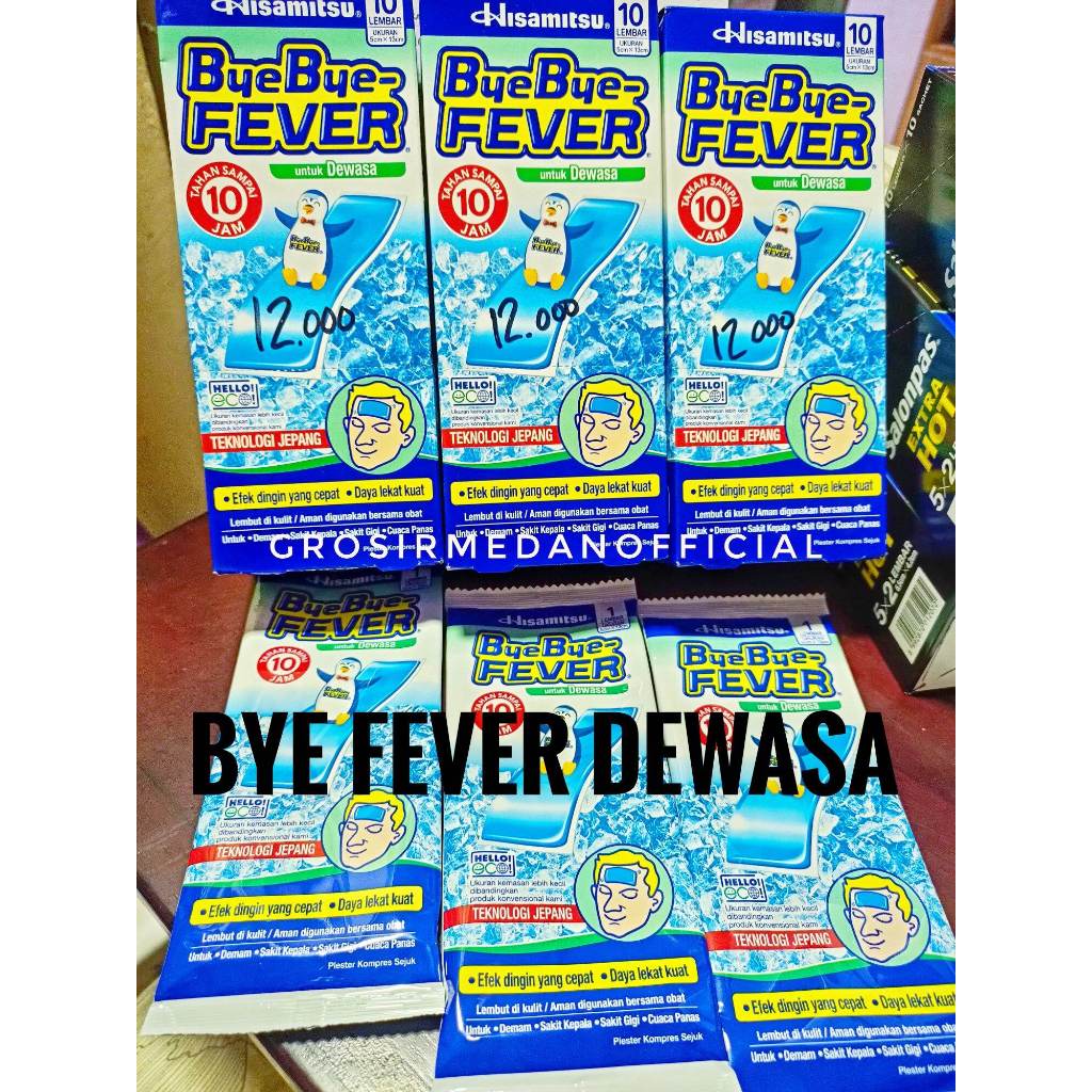 Jual JUAL BYE-BYE FEVER HARGA SATU BOX/ED 2028 | Shopee Indonesia