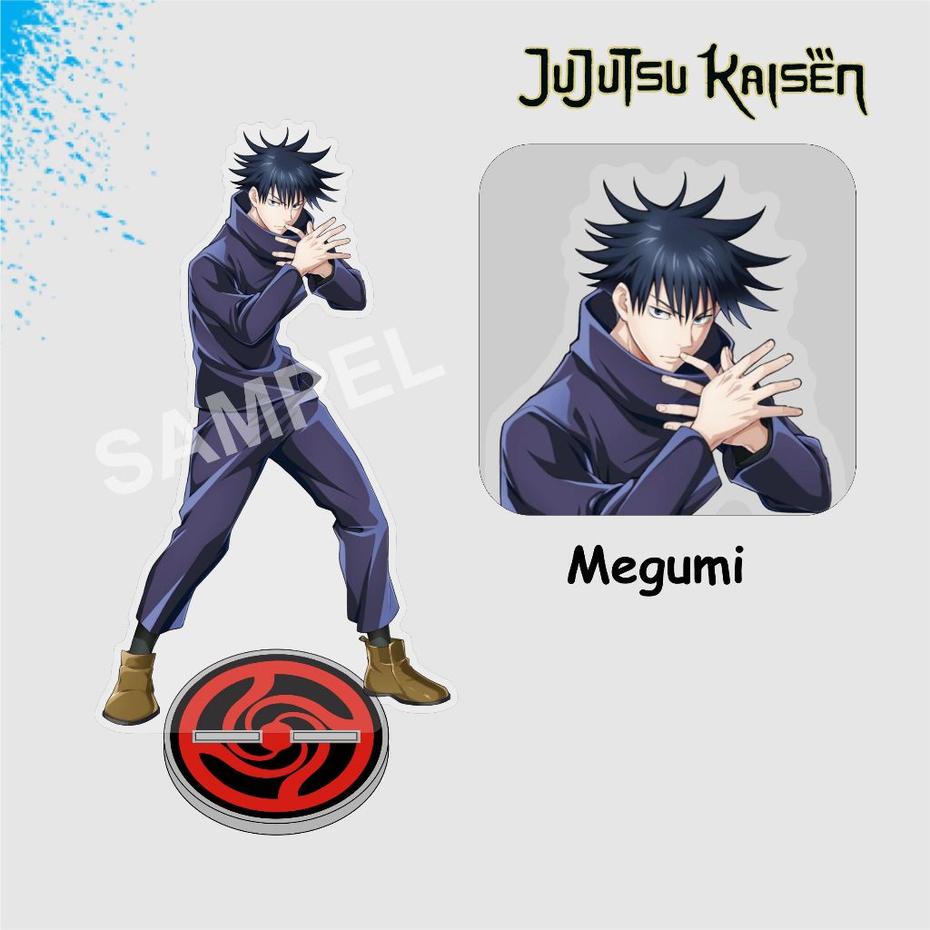 Jual Standee Akrilik Jujutsu Kaisen Anime Acrylic Gojo Itadori Megumi ...