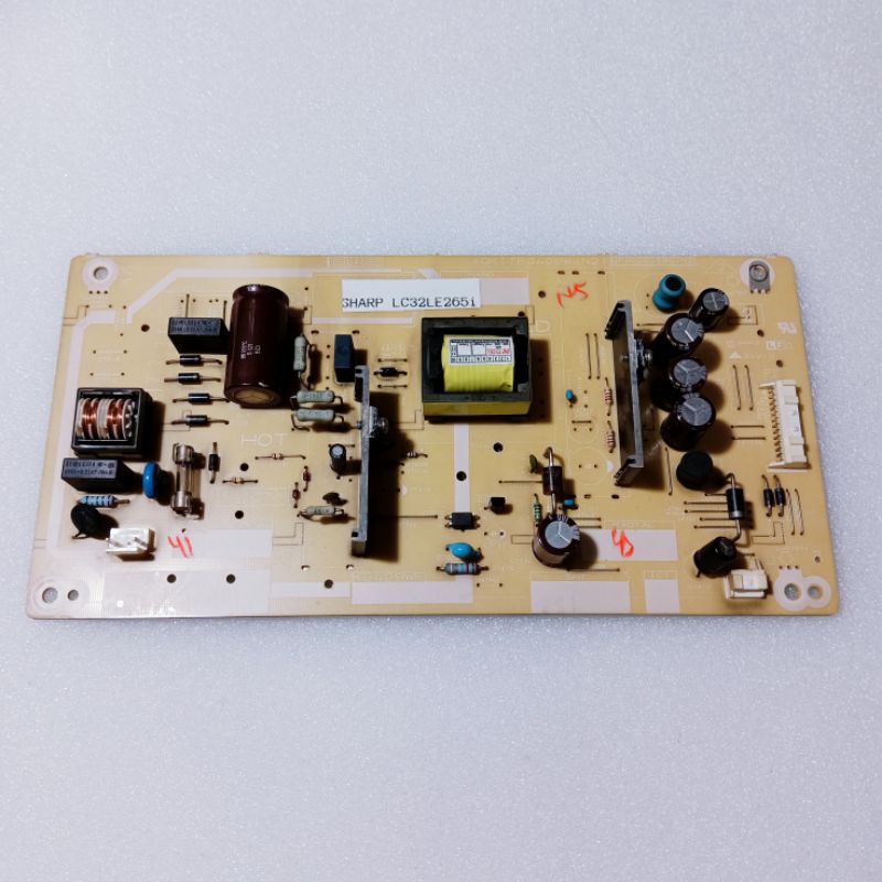 Jual psu tv sharp LC32LE265i - power suplay tv sharp 32le265i - mesin ...