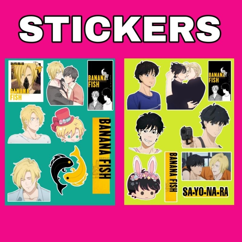 Jual STICKER ANIME BANANA FISH | Shopee Indonesia
