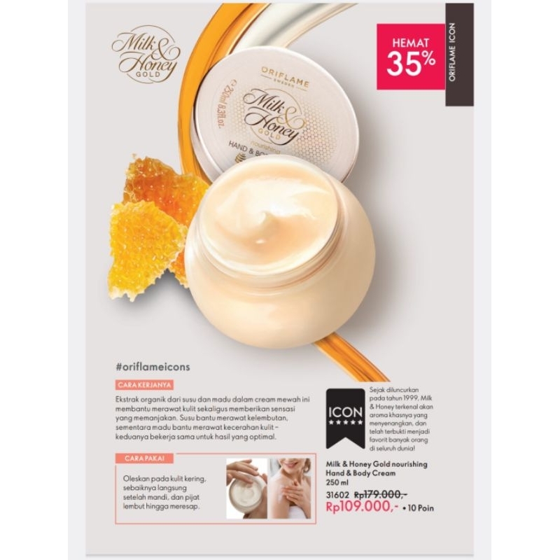 Jual Milk & Honey Gold Hand & Body Cream | Shopee Indonesia