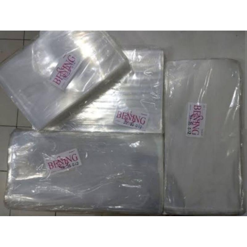 Jual Plastik Bening PP Tebal 010 1kg | Shopee Indonesia