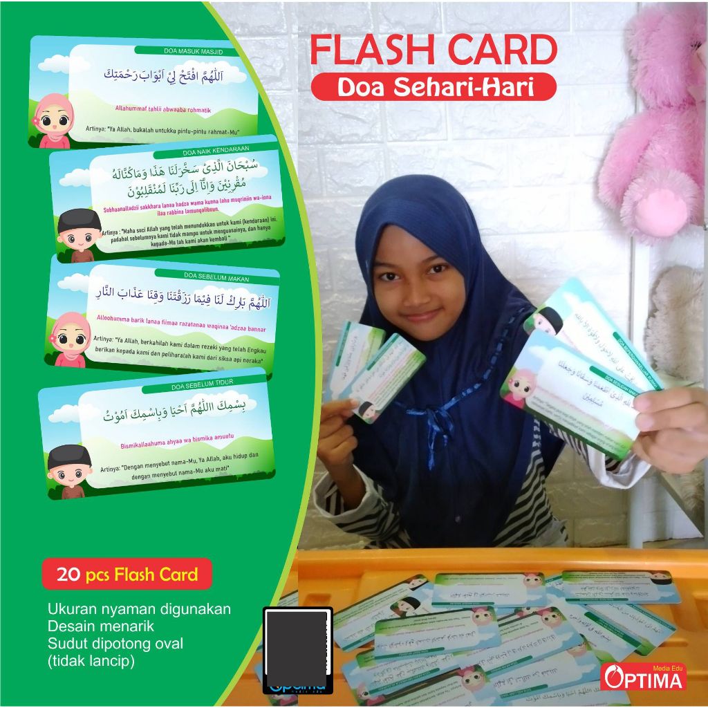 Jual Kartu flashcard doa sehari-hari | Shopee Indonesia