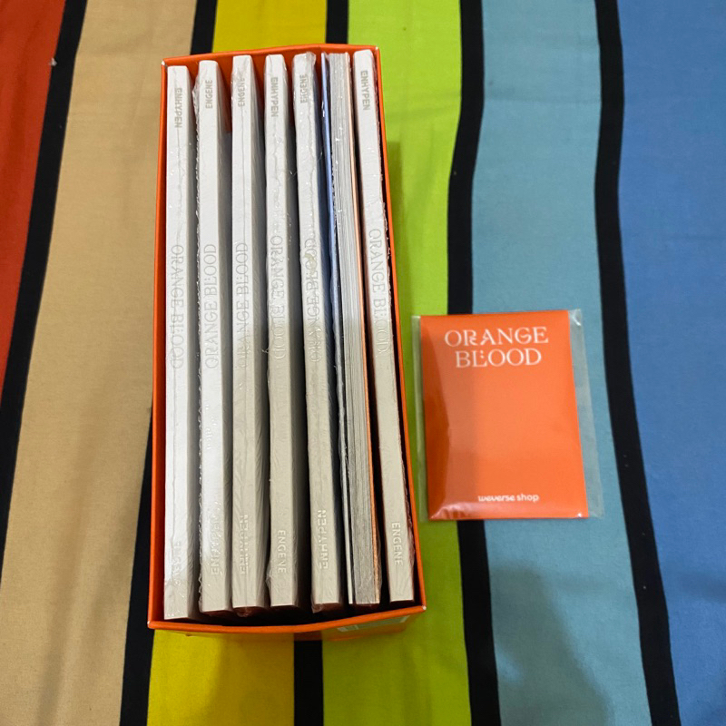 Jual [Ready] Album Sealed Enhypen Orange Blood Engene Ver Weverse Segel ...