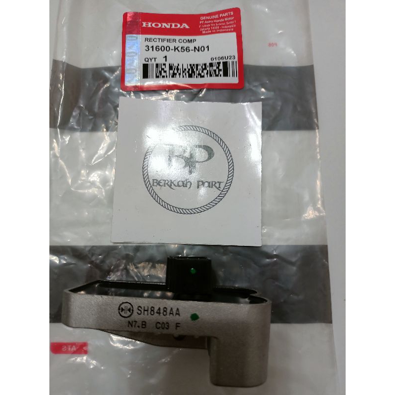 Jual KIPROK REGULATOR NEW SONIC 150 FI SUPRA GTR CBR LED 31600-K56-N01 ...