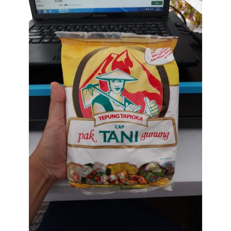 Jual Tepung tapioka cap pak tani gunung 500 gr | Shopee Indonesia