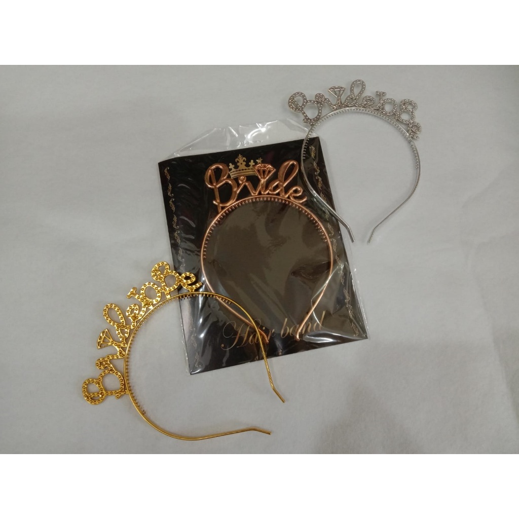 Jual bando mahkota tiara bride to be bridal shower | Shopee Indonesia