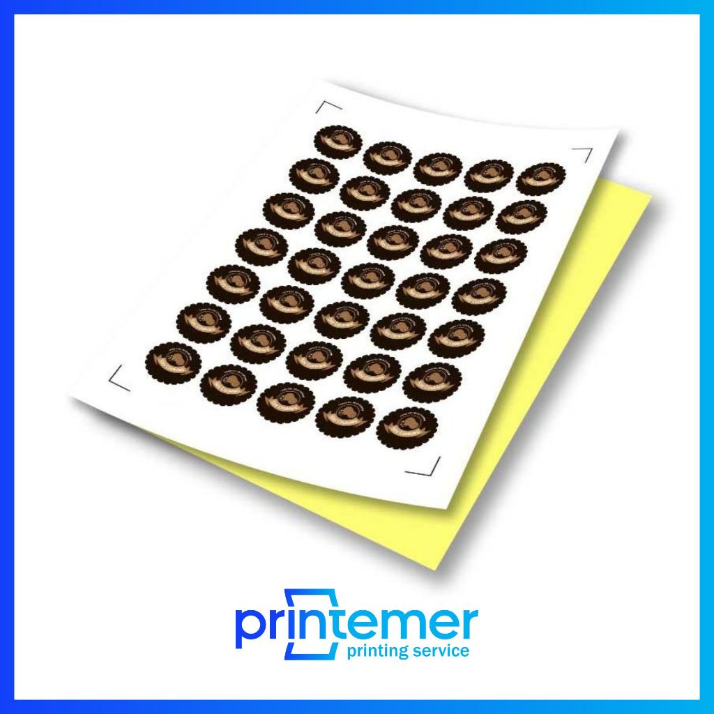 Jual STIKER CROMO A3+ LABEL MAKANAN | Shopee Indonesia