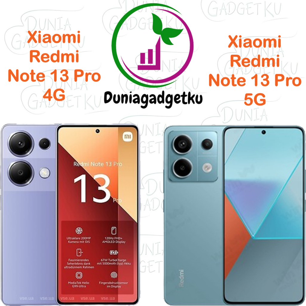 Jual Xiaomi Redmi Note 13 Pro 4G | Redmi Note 13 Pro 5G [8GB+256GB ...