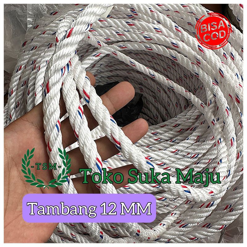 Jual TAMBANG 12MM PPD / TALI 12MM / TAMPAR 12MM / TAMBANG KAPAL ...