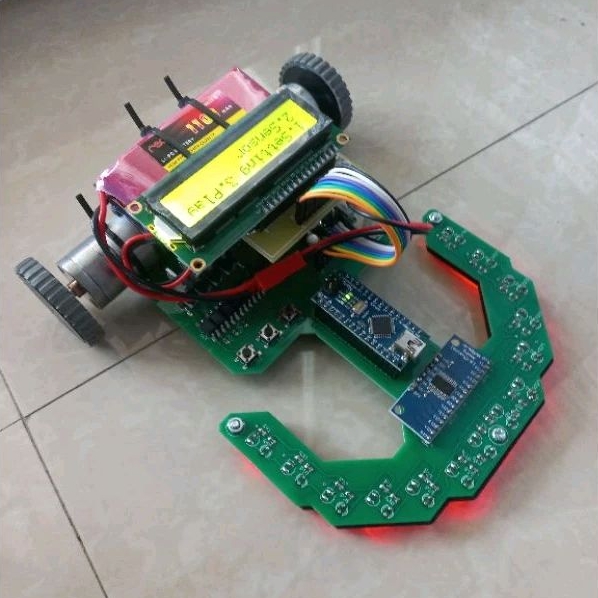 Jual Robot Line Follower Mikro Pro1 14 Sensor Free Coding Standard ...