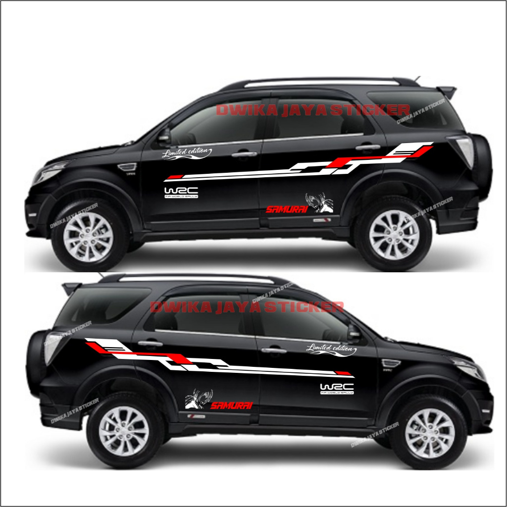 Jual stiker mobil toyota rush cutting sticker mobil terios terbaru | Shopee Indonesia