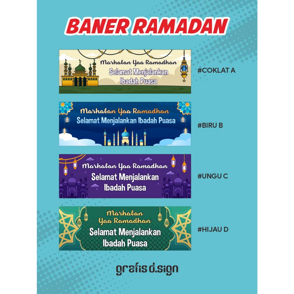Jual Baner / spanduk ramadhan | Shopee Indonesia