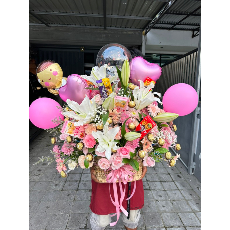 Jual Rangkaian Varian Valentine Day/Buquet bunga sesuai gambar/ Buket ...