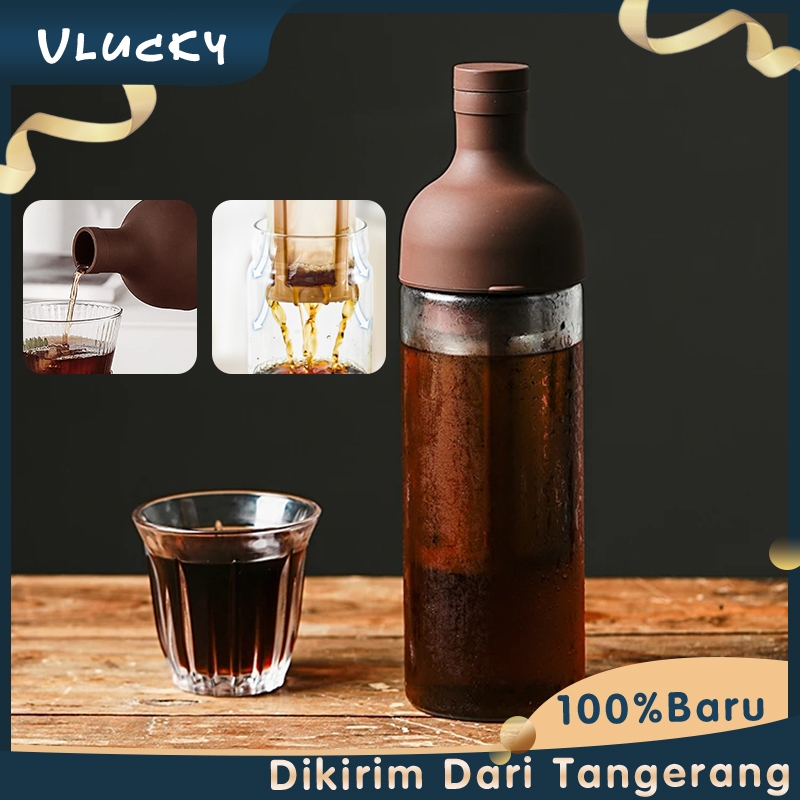 Jual Cold Brew Filter Coffee Tea Bottle Filter Kopi Teh Kaca Bottle Tea ...