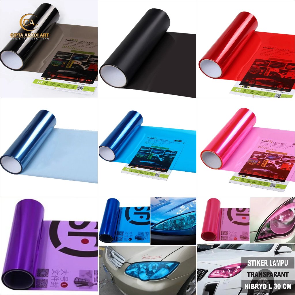 Jual Skotlet Hitam Transparan Bening Glossy Scotlet Dark Transparent ...