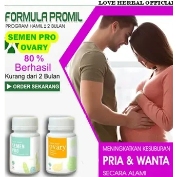 Jual PAKET PROMIL-Program Hamil meningkatkan Kesuburan Suami Istri semen pro+ovary | Shopee ...