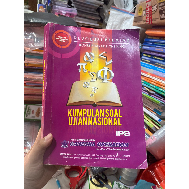 Jual Revolusi belajar konsep dasar & the king kumpulan soal ujian nasional Ips Ganesha operation ...