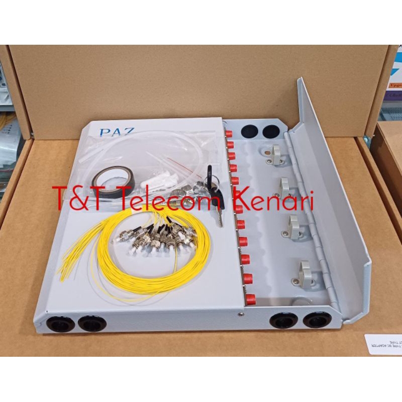 Jual PAZ ODF / OTB WALL 12 CORE FC SINGLEMODE LENGKAP PIGTAIL | Shopee ...