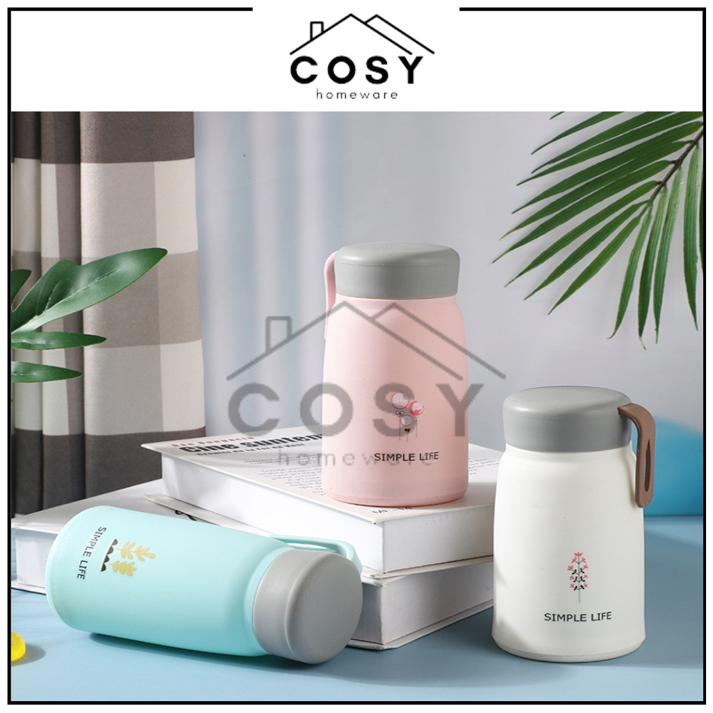 Jual COSY Botol Minum Tumbler Kaca Simple Life ׀ Botol Minum Dengan ...