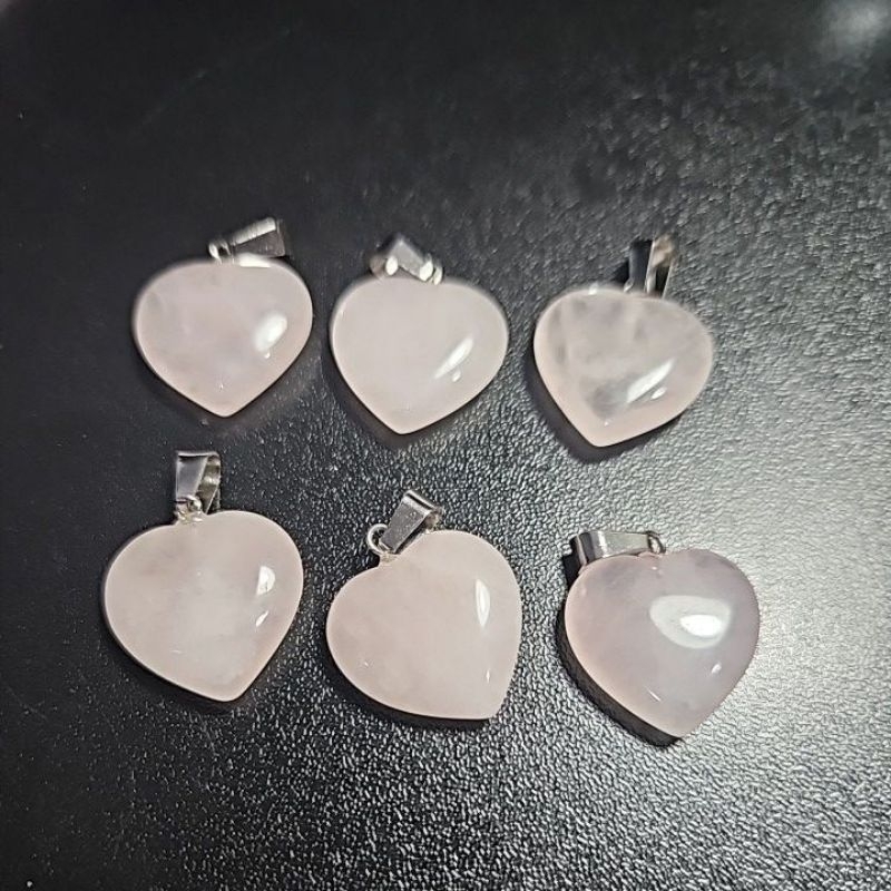 Jual ROSE QUARTZ HEART LIONTIN 2CM BATU ALAM ASLI CRYSTAL HRG SATUAN ...