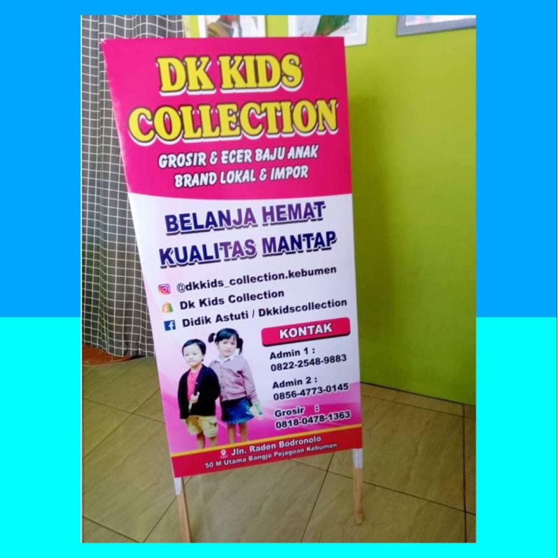 Jual PAPAN IKLAN SEGITIGA, STANDING KEREN, STANDING MURAH, STANDING ...