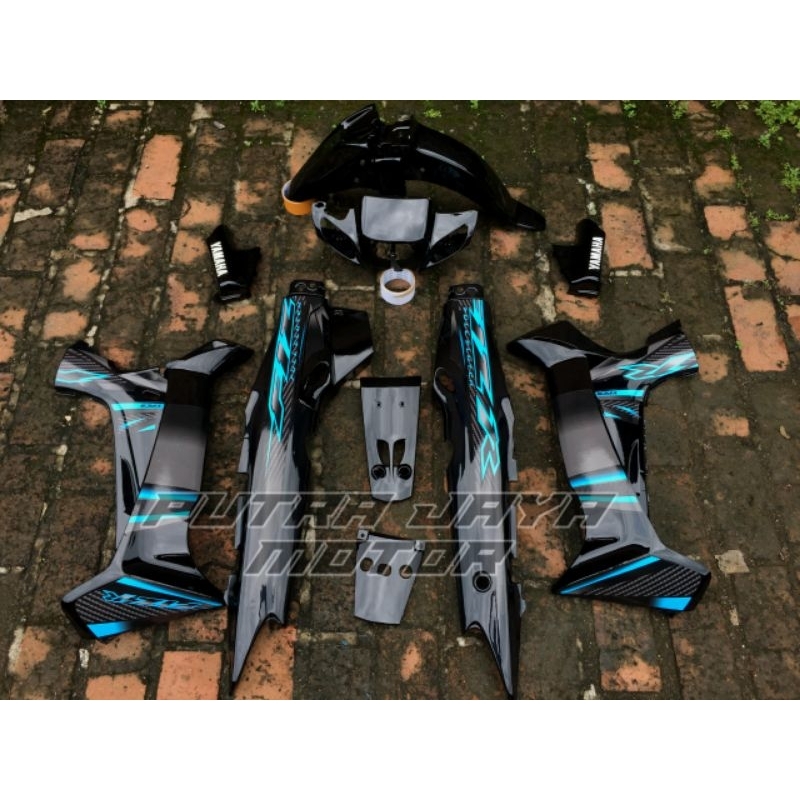 Jual bodi fiz r custom 2004 neon biru kap f1zr force 1 dek bodi set fiz ...