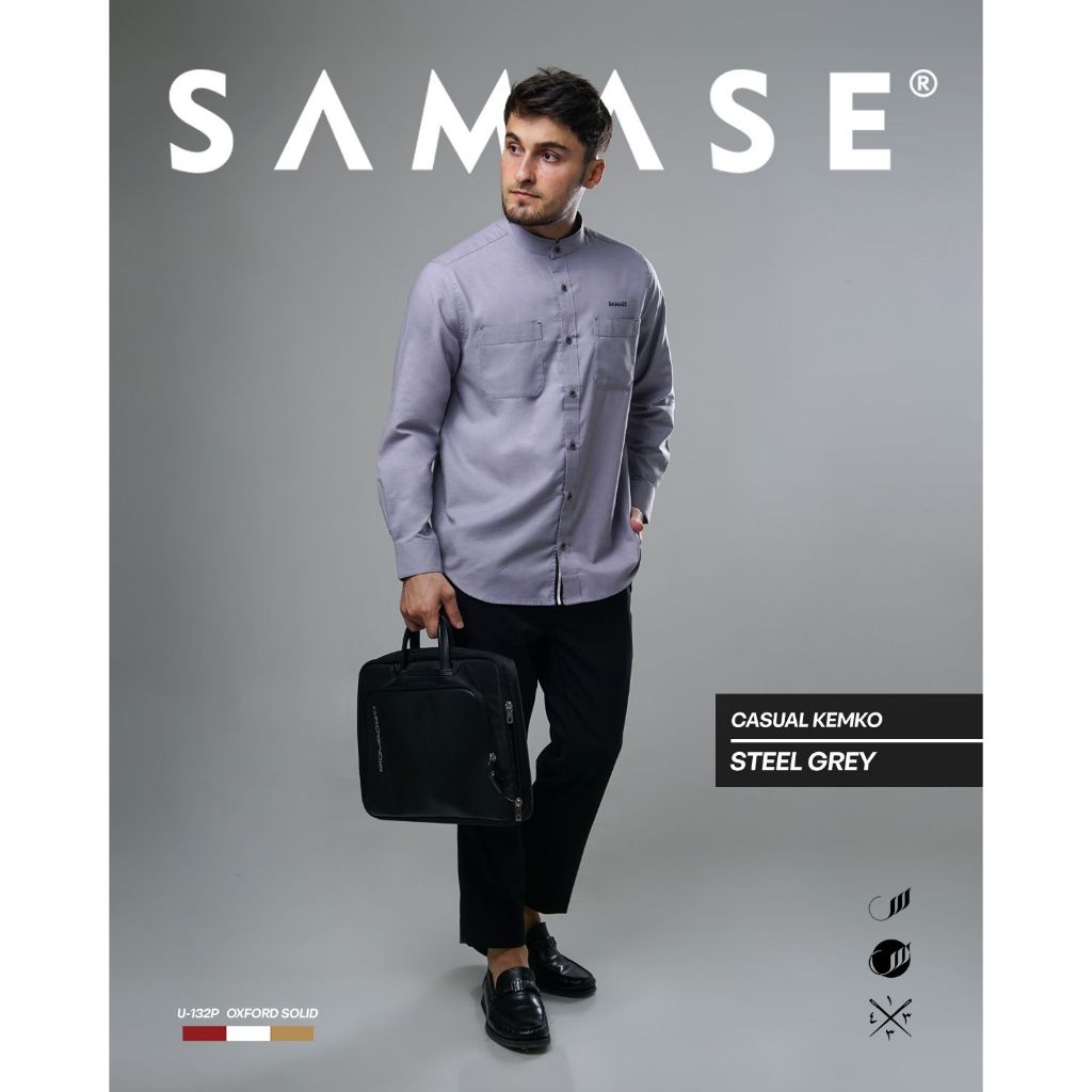 Jual SAMASE KEMEJA KOKO KEMKO PANJANG U081P U132P | Shopee Indonesia