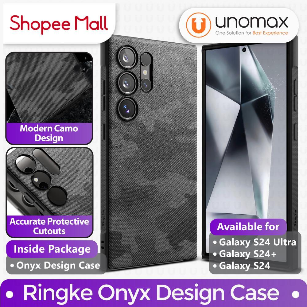 Jual Case Samsung Galaxy S24 Ultra / S24+ Plus / S24 Ringke Onyx Design Soft TPU Casing | Shopee ...