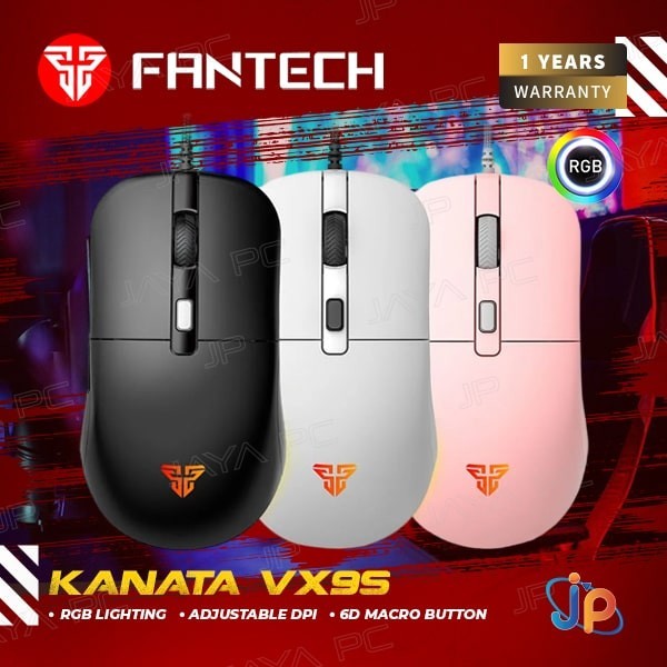 Jual Fantech KANATA VX9S RGB - Wired Macro Gaming Mouse | Shopee Indonesia