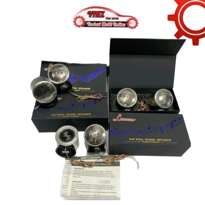 Jual Speaker 2,5 inch Tweeter dan Full Range Merk Lanzar | Shopee Indonesia