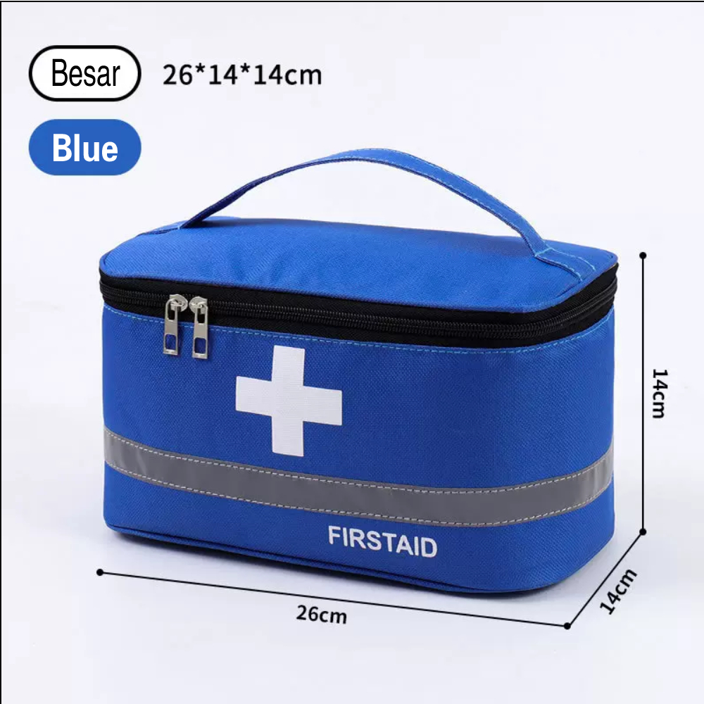 Jual First Aid Kit Medicine Strong Bag Fortable Medical Kit Storage ...