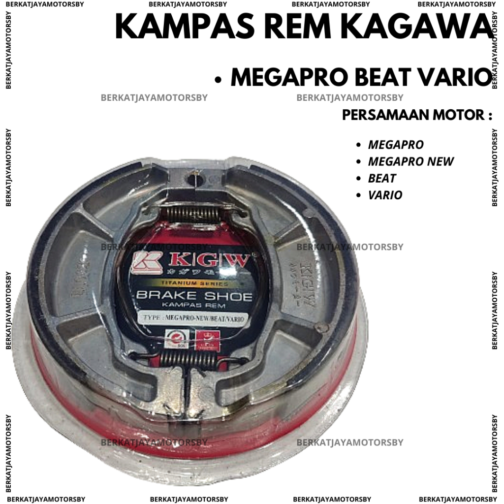 Jual KAMPAS REM BELAKANG TROMOL KAGAWA MEGAPRO MEGA PRO NEW BEAT VARIO ...