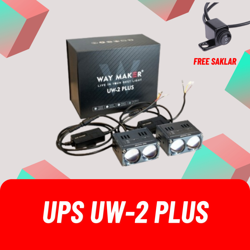 Jual Lampu Tembak Laser Mini Merk UPS Way Maker UW-2 UW2 + PLUS Blue ...