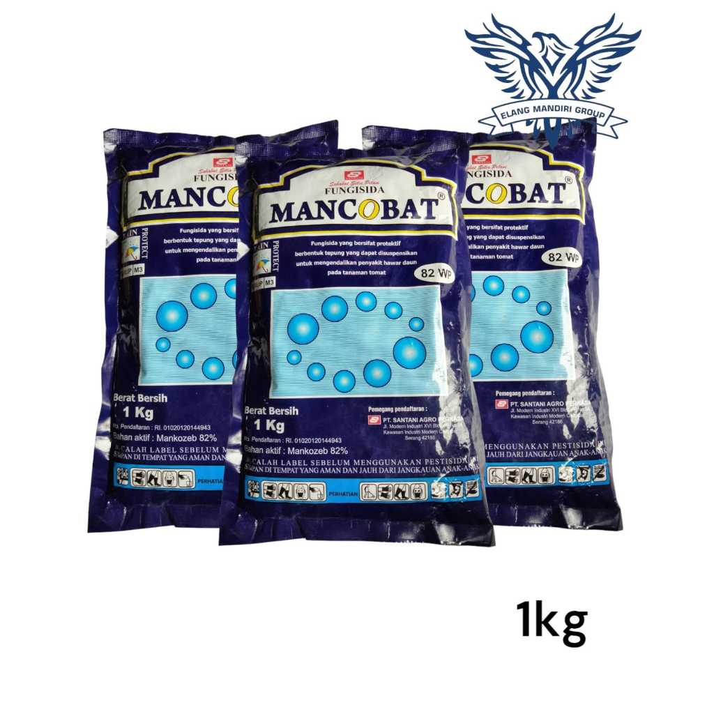 Jual Mancobat 1kg Fungisida Mankozeb 82% Mengendalikan Penyakit Hawar ...
