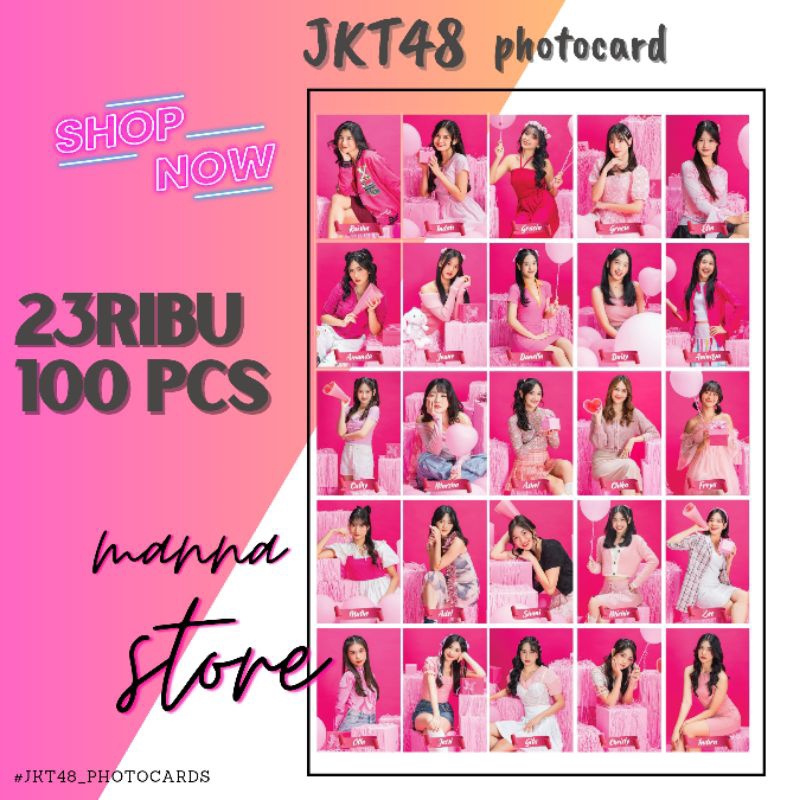 Jual PHOTOCARD JKT48 ISI 100PCS | Shopee Indonesia