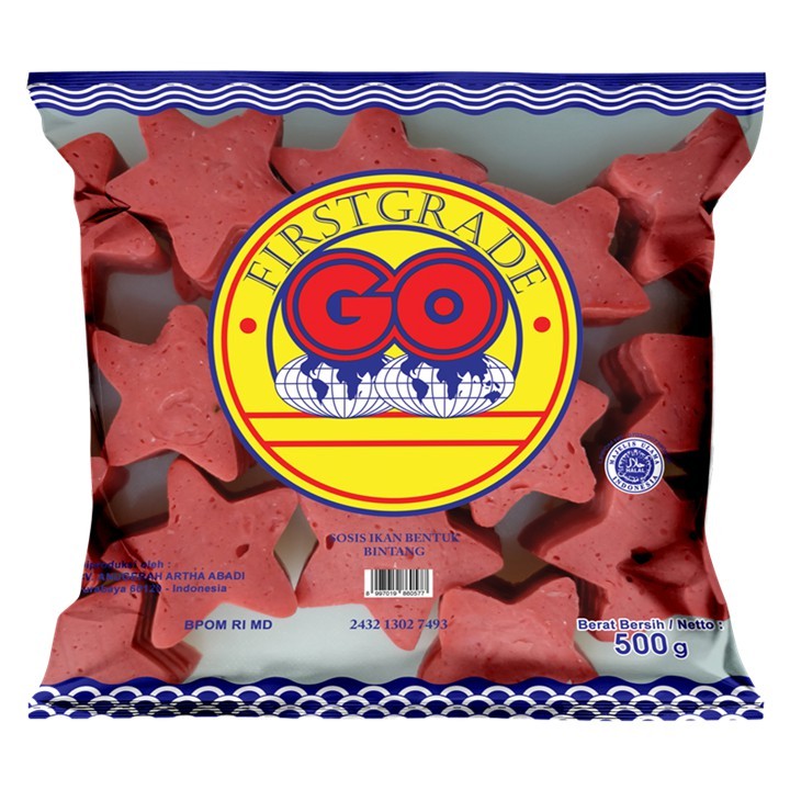 Jual Sosis Ikan Bintang Patrick 350gr Makanan Beku Frozen Food Makanan ...