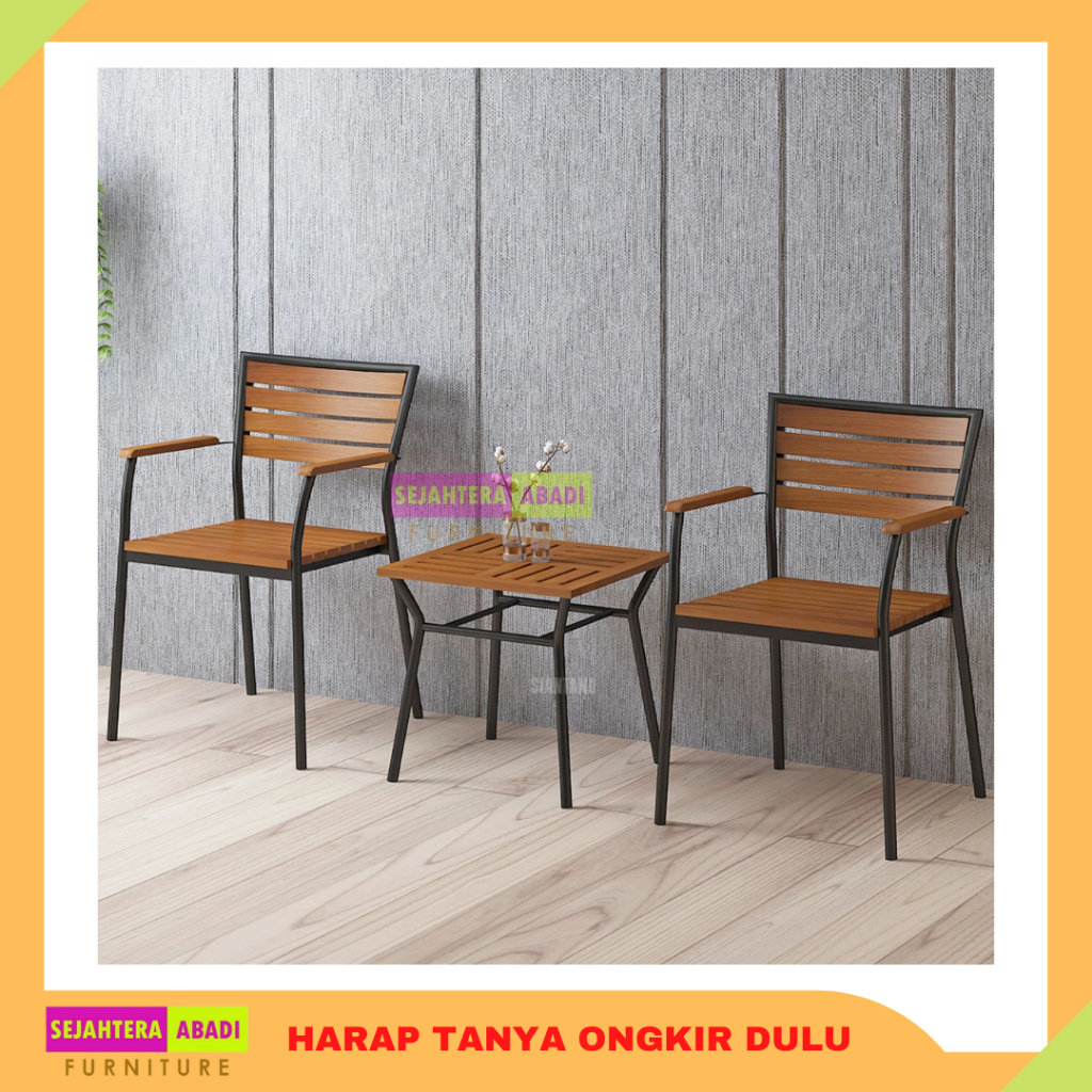 Jual Siantano Kursi Teras KT 04 MT 004 Kursi Taman Minimalis Besi Kursi ...