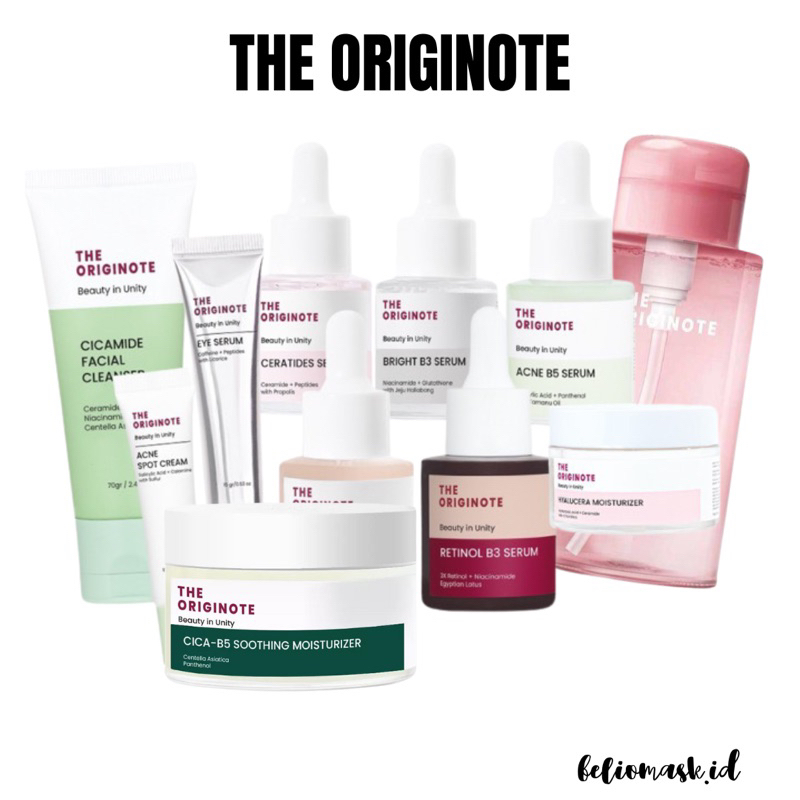 Jual THE ORIGINOTE SERIES | FACE WASH | MOIST | SERUM | TONER ...