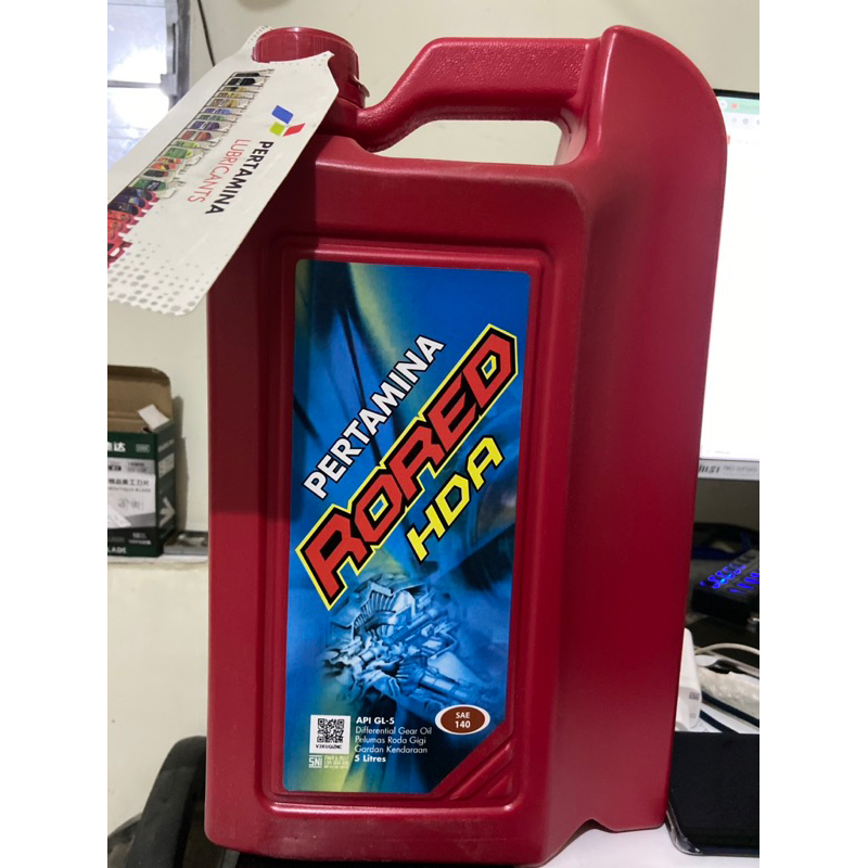 Jual Oli Pertamina Rored HDA 140 5 liter / 4 liter Oli Mesran Rored ...