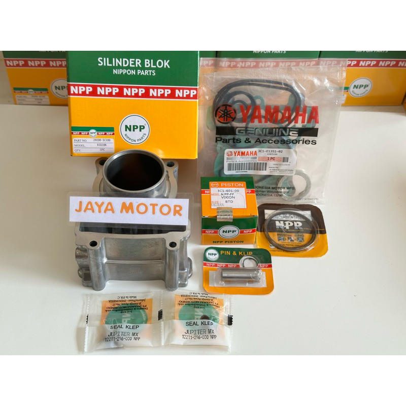 Jual Paketan Blok seher boring cylinder plus piston kit Vixion 3c1 Vixion new ipa R15 plus Top ...