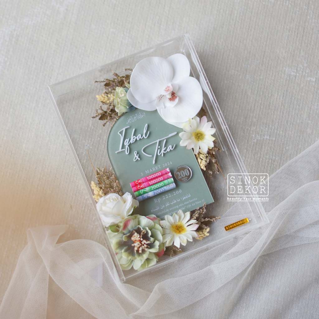 Jual Jual Mahar Akrilik / Bingkai Mahar Pernikahan / Mahar Nikah ...