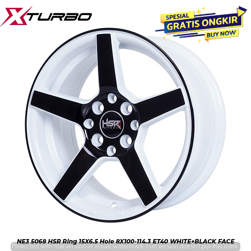 Jual PELEK MODEL PALANG RING 15 RATA BODY LEBAR 6.5 HSR NE3 VELG MOBIL BRIO JAZZ YARIS AVANZA ...