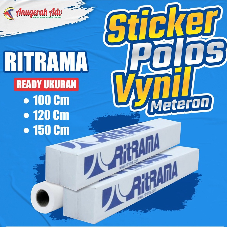 Jual STICKER VYNIL METERAN | STICKER POLOS | STICKER BAHAN | STICKER ...