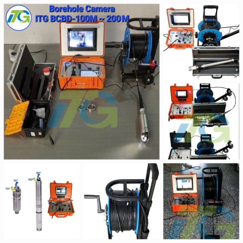 Jual Borehole Camera Borehole Kamera Borhole Camera Downhole Bore Hole Camera ITG BCBD-100M~200M ...
