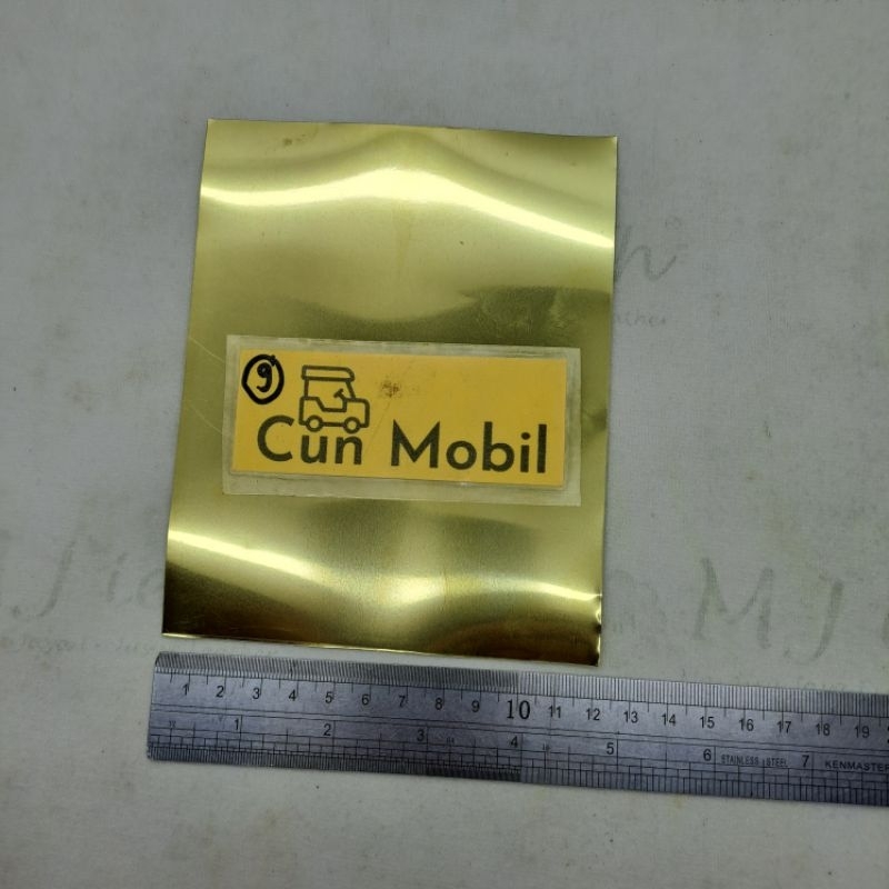 Jual Lena Shim Metal kuningan Tebal Sedang Tipis Lebar 12cmx15cm ...