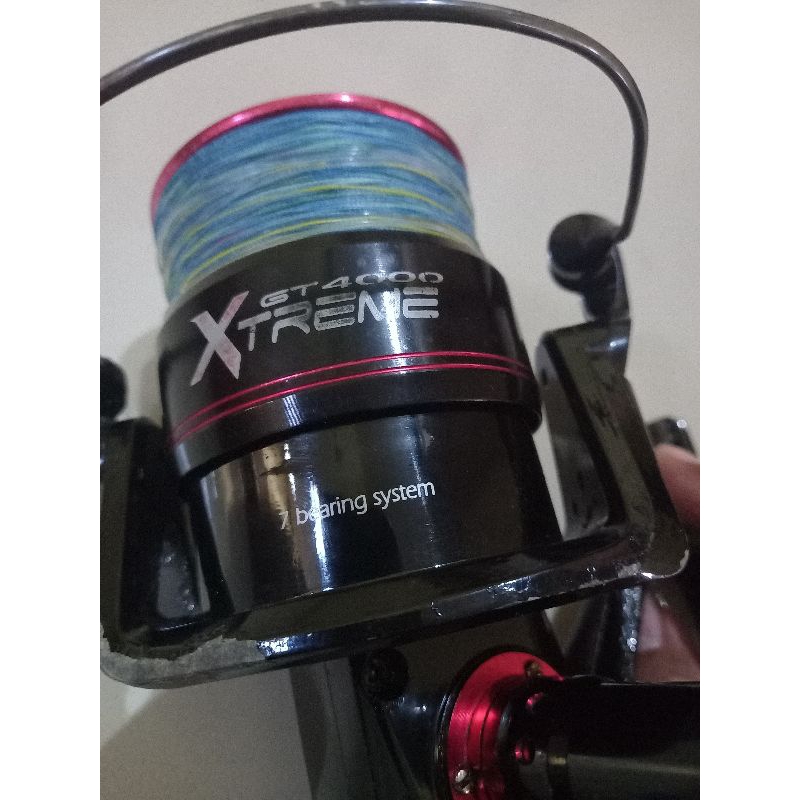 Jual reel banax extreme gt 4000 setara ukuran 8000 bonus pe full spull ...