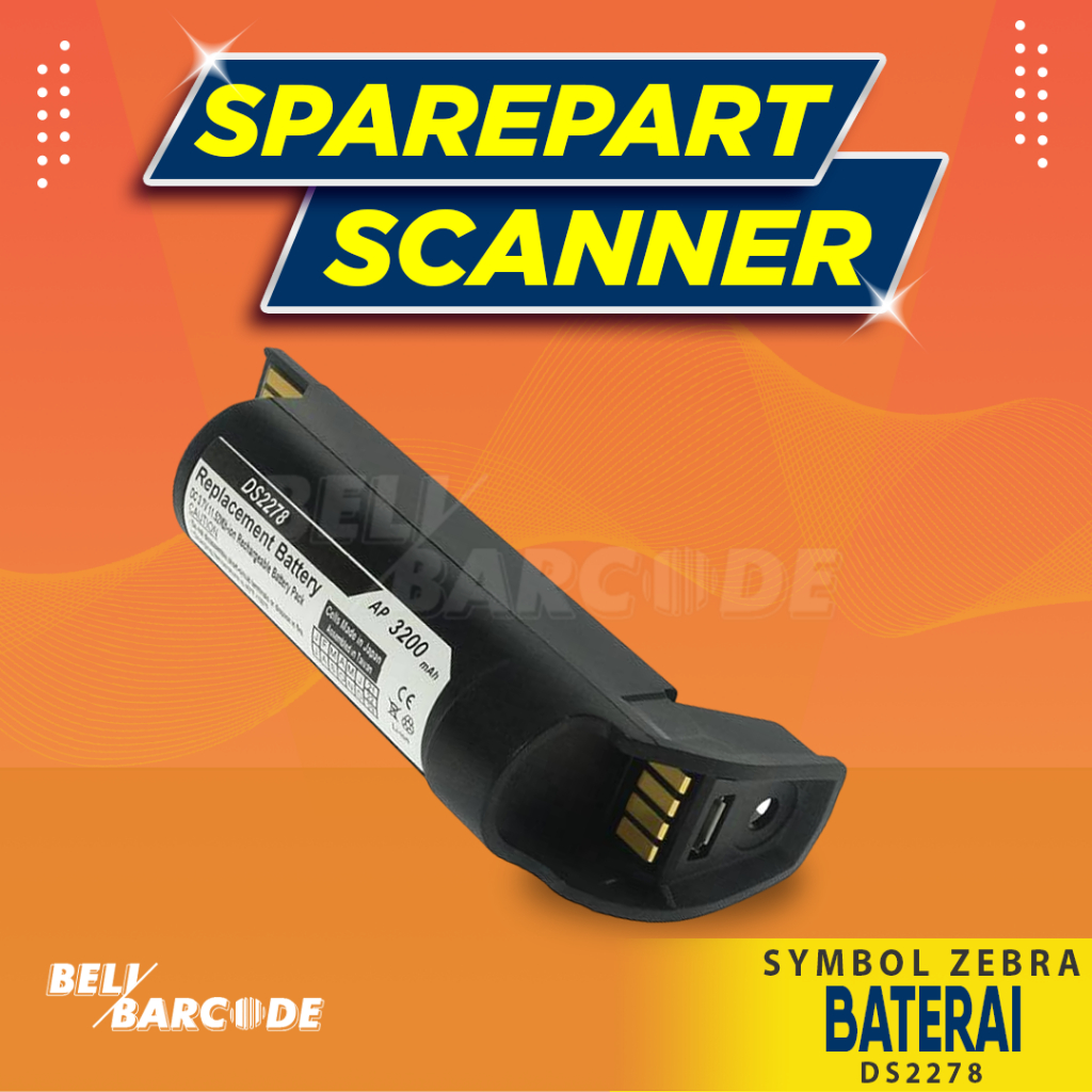 Jual Baterai Symbol Zebra DS-2278 Scanner Barcode Wireless DS2278 ...