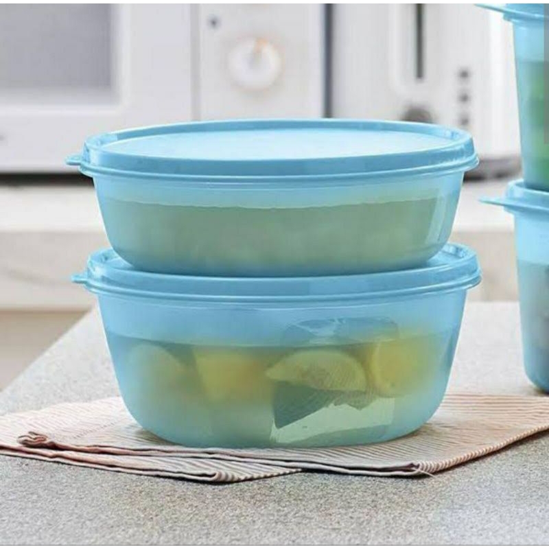 Jual MODULAR BOWL BIRU 1L DAN 1,5L TUPPERWARE | Shopee Indonesia