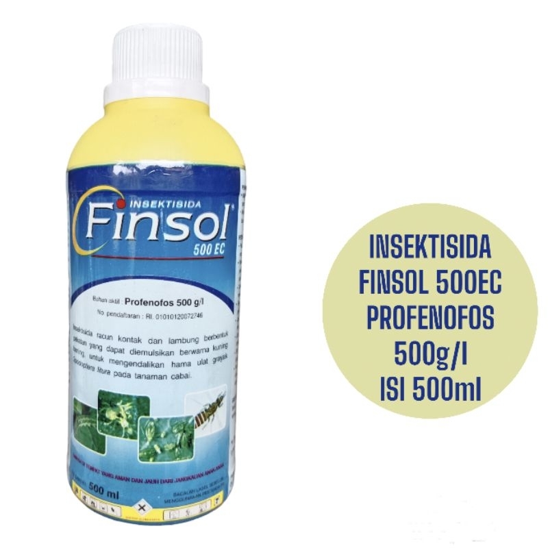 Jual INSEKTISIDA FINSOL 500EC PREFENOFOS 500g/l ISI 500ml | Shopee ...